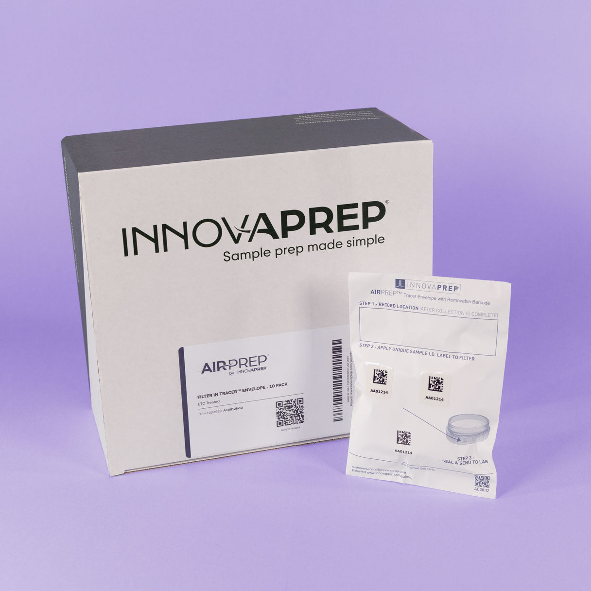 Filter In Tracer Envelope Eto Treated Innovaprep